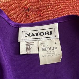 Natori | Intimates & Sleepwear | Natori Vintage 8s Purple Satin Robe ...